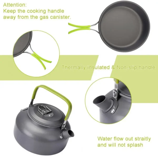 Portable Cooking Utensils Set for two persons - Go To Outdoors
